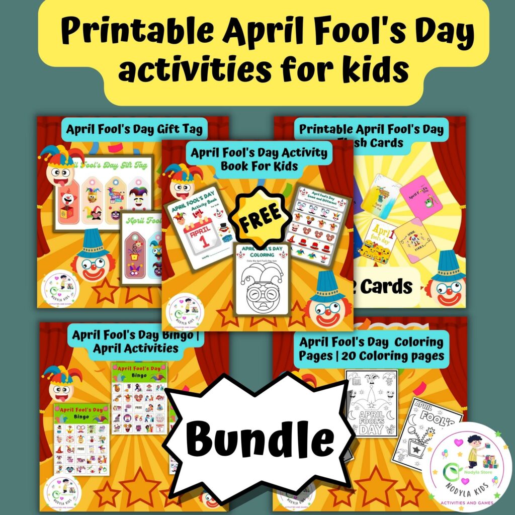 Printable April Fool's Day activities for kids bundle | Made By Teachers