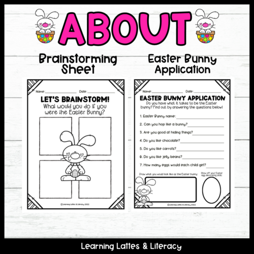 Easter Bunny Application If I Were The Easter Bunny Writing Activity ...