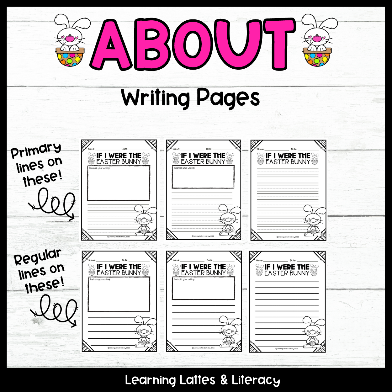 Easter Bunny Application If I Were The Easter Bunny Writing Activity ...