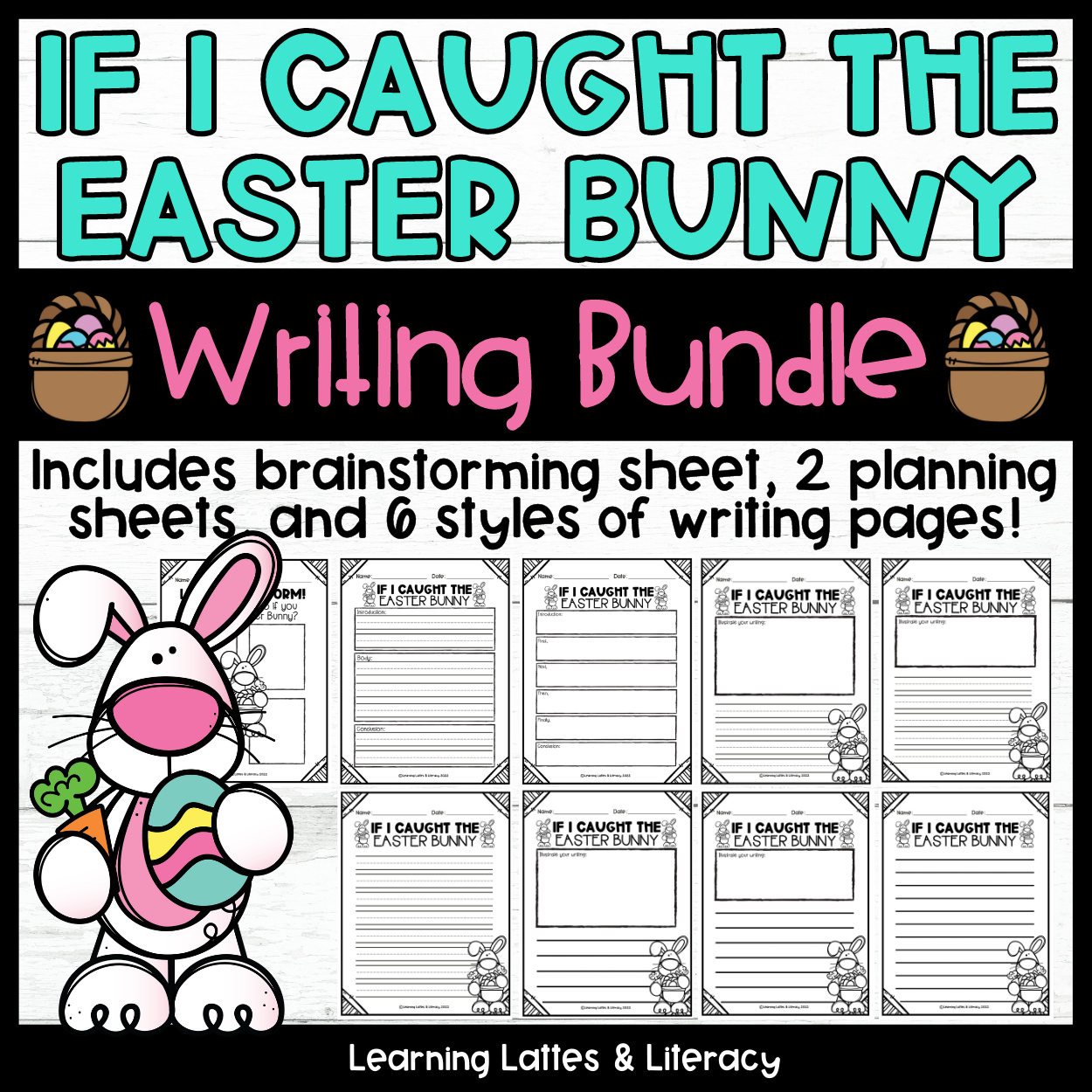 Easter Bunny Writing If I Caught The Easter Bunny Trap STEM Writing ...