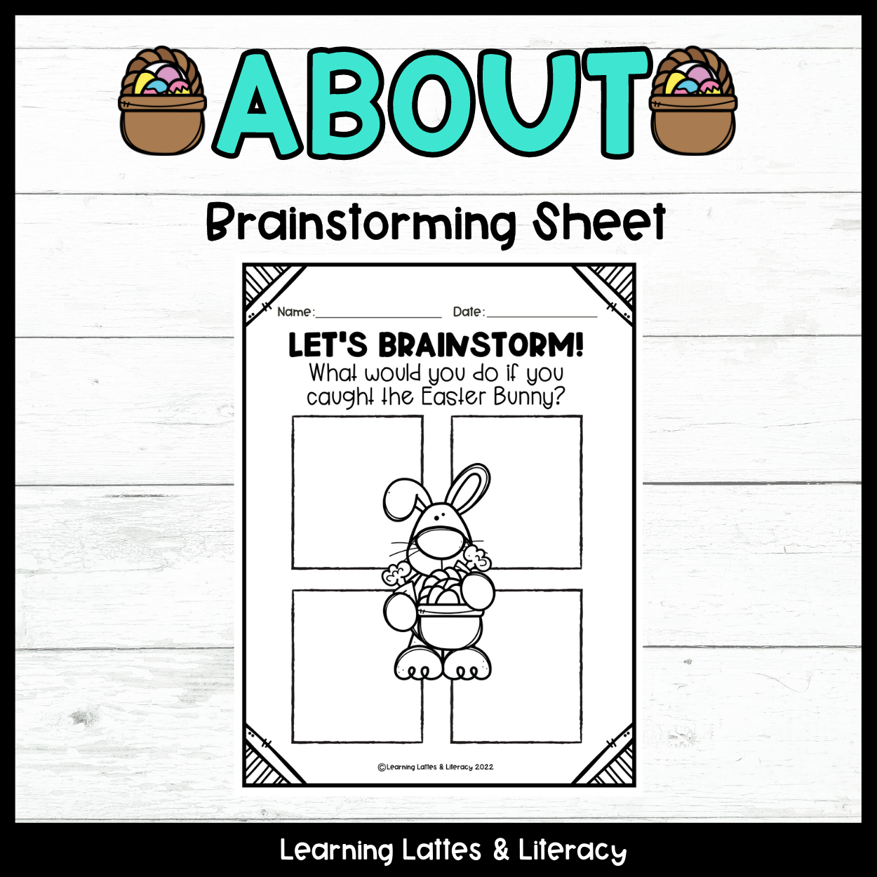 Easter Bunny Writing If I Caught The Easter Bunny Trap STEM Writing ...