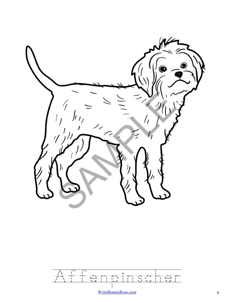 Learning About Dog Breeds Coloring Book - Level A | Made By Teachers