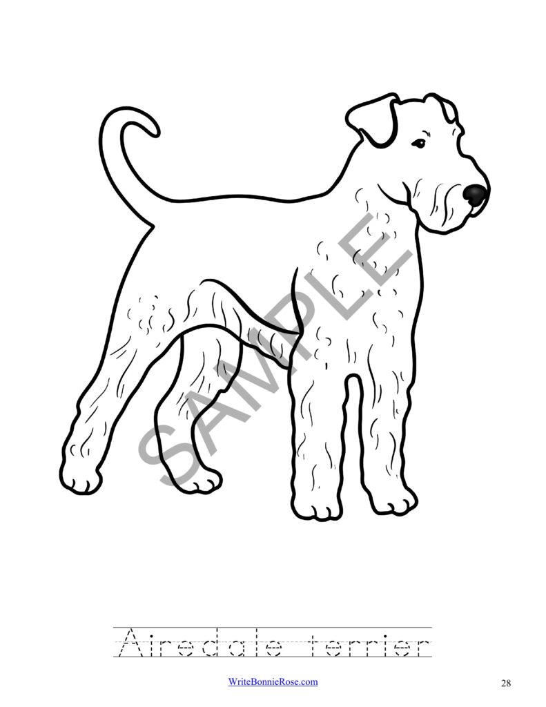 Learning About Dog Breeds Coloring Book - Level A | Made By Teachers