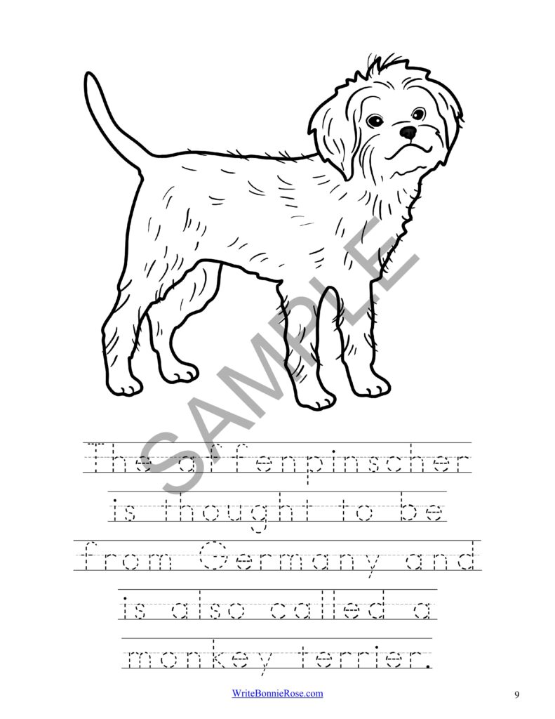 Learning About Dog Breeds Coloring Book - Level B | Made By Teachers