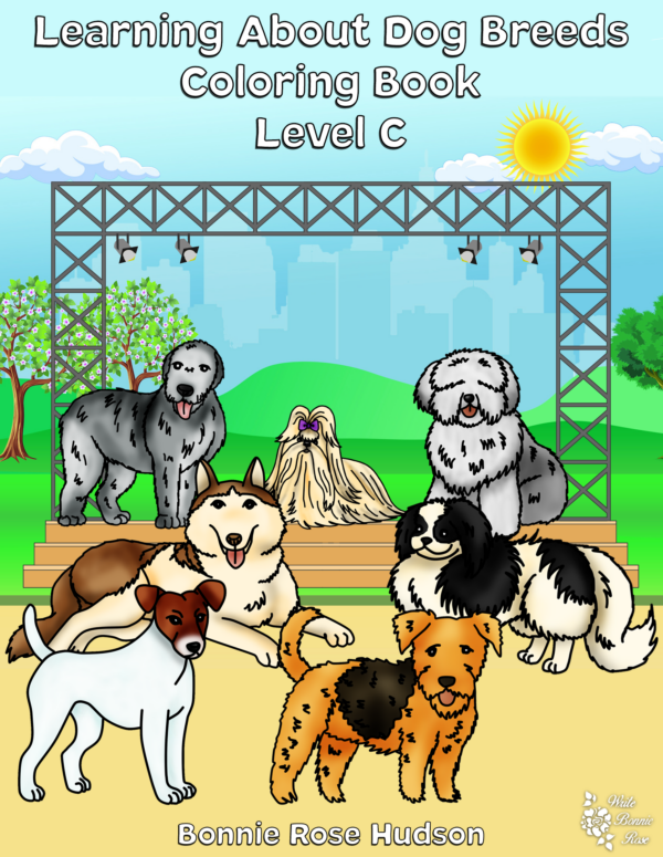 Learning About Dog Breeds Coloring Book - Level C | Made By Teachers