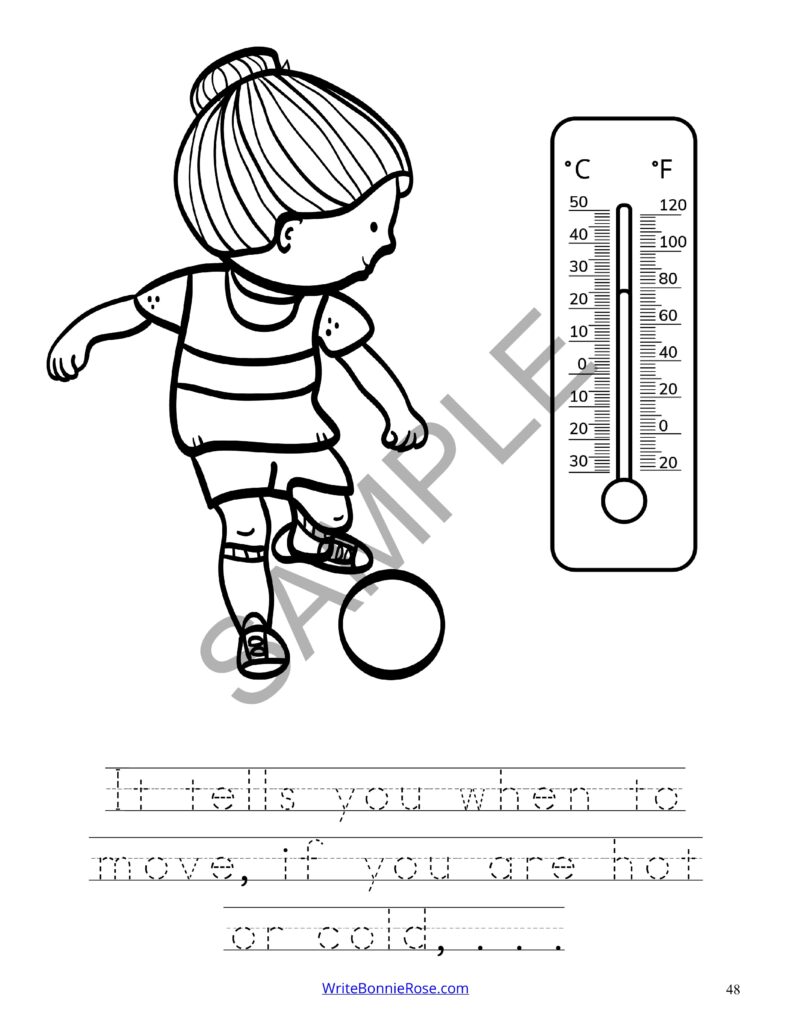 Questions & Answers Coloring Book About Science: Body Systems-Level B ...