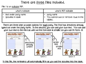 EDITABLE Class Party Sign Up Sheets & Reminders | Made By Teachers