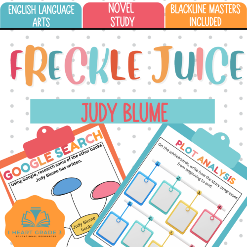 Freckle Juice Novel Study | Made By Teachers