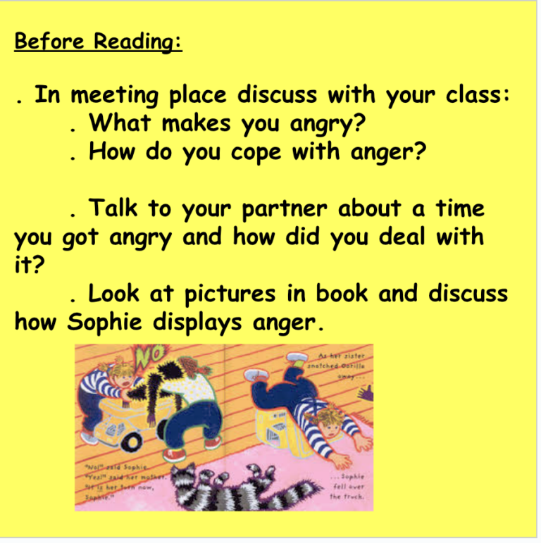 WHEN SOPHIE GETS ANGRY -- REALLY, REALLY, ANGRY READING RESOURCES ...