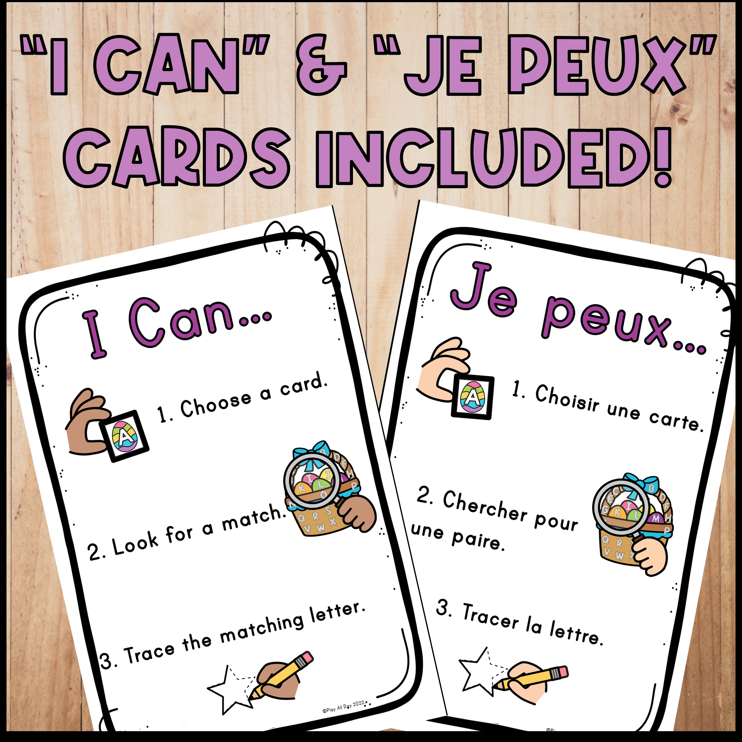 Easter Alphabet | Easter Letter Matching and Tracing Activity | Made By ...