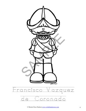 New World Explorers Coloring Book-Level A | Made By Teachers