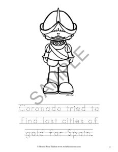 New World Explorers Coloring Book-Level B | Made By Teachers