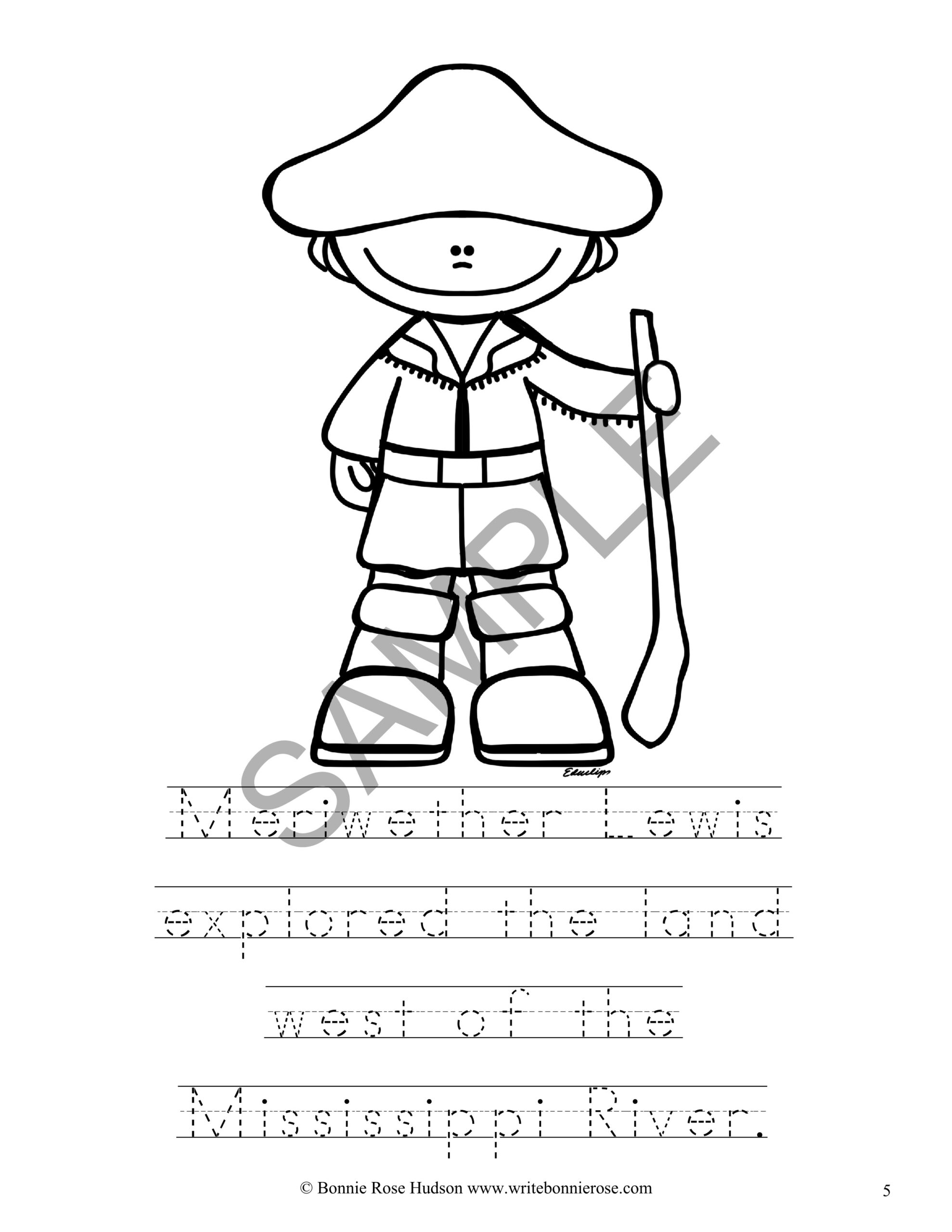 New World Explorers Coloring Book-Level B | Made By Teachers