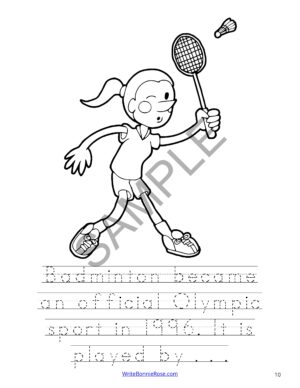 Summer Olympic Games Coloring Book-Level B | Made By Teachers