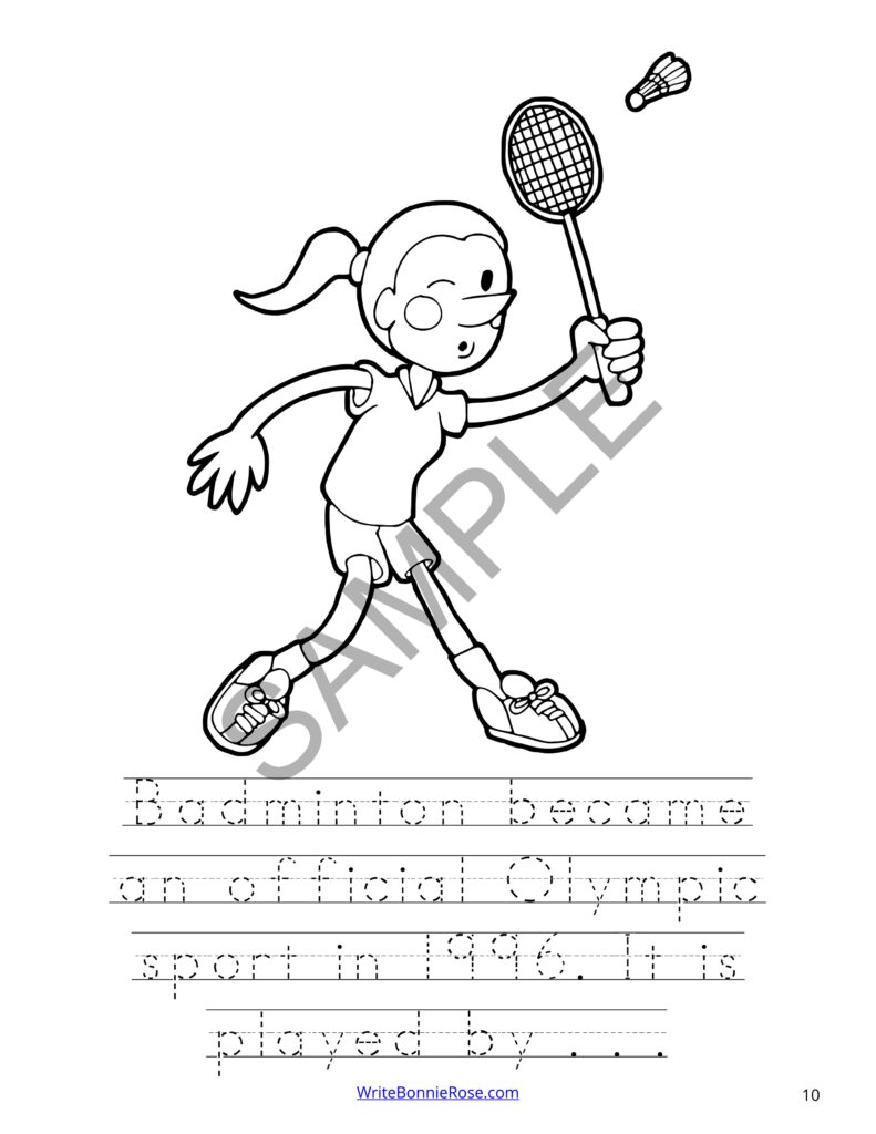 Summer Olympic Games Coloring Book-Level B | Made By Teachers