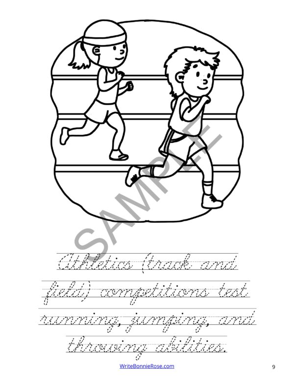 Summer Olympic Games Coloring Book-Level C | Made By Teachers