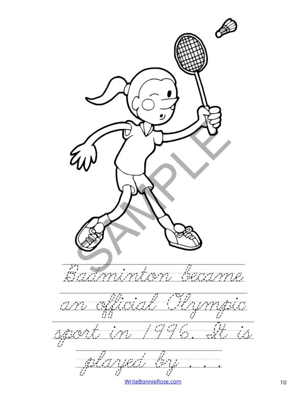 Summer Olympic Games Coloring Book-Level C | Made By Teachers
