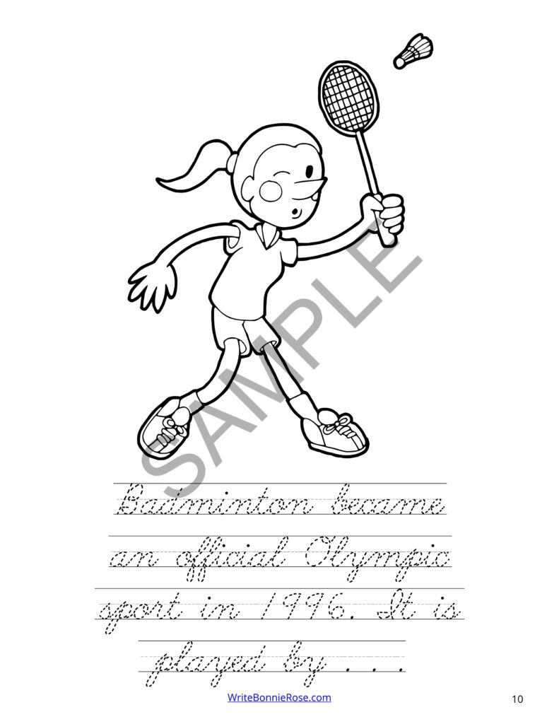Summer Olympic Games Coloring Book-Level C | Made By Teachers