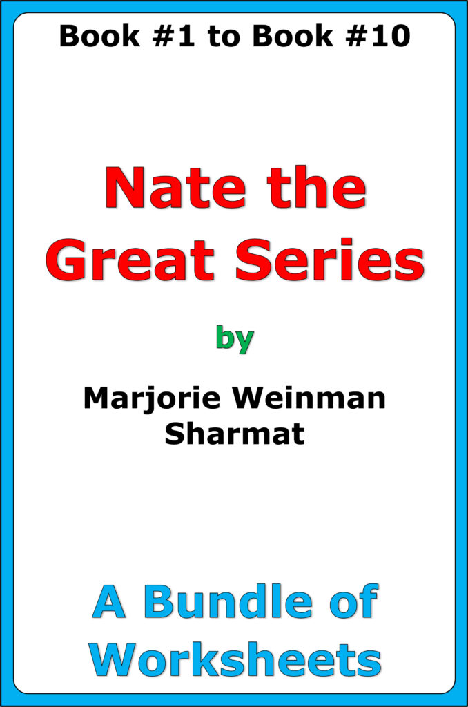 Nate the Great (Book #1 to Book #10): A Bundle of Worksheets | Made By ...