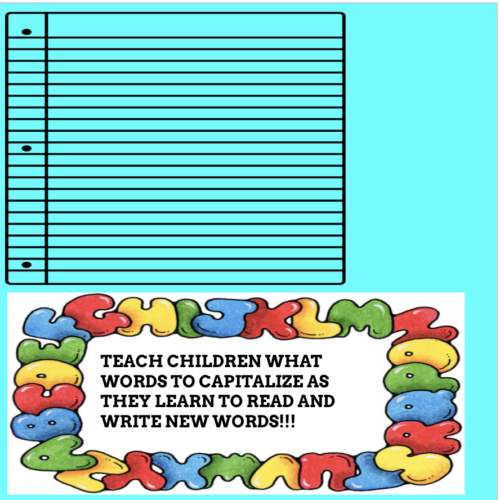CAPITALIZATION IN THE PRIMARY GRADES LESSONS & PRACTICE WORKSHEETS ...