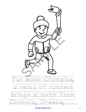 Winter Olympic Games Coloring Book-Level B | Made By Teachers