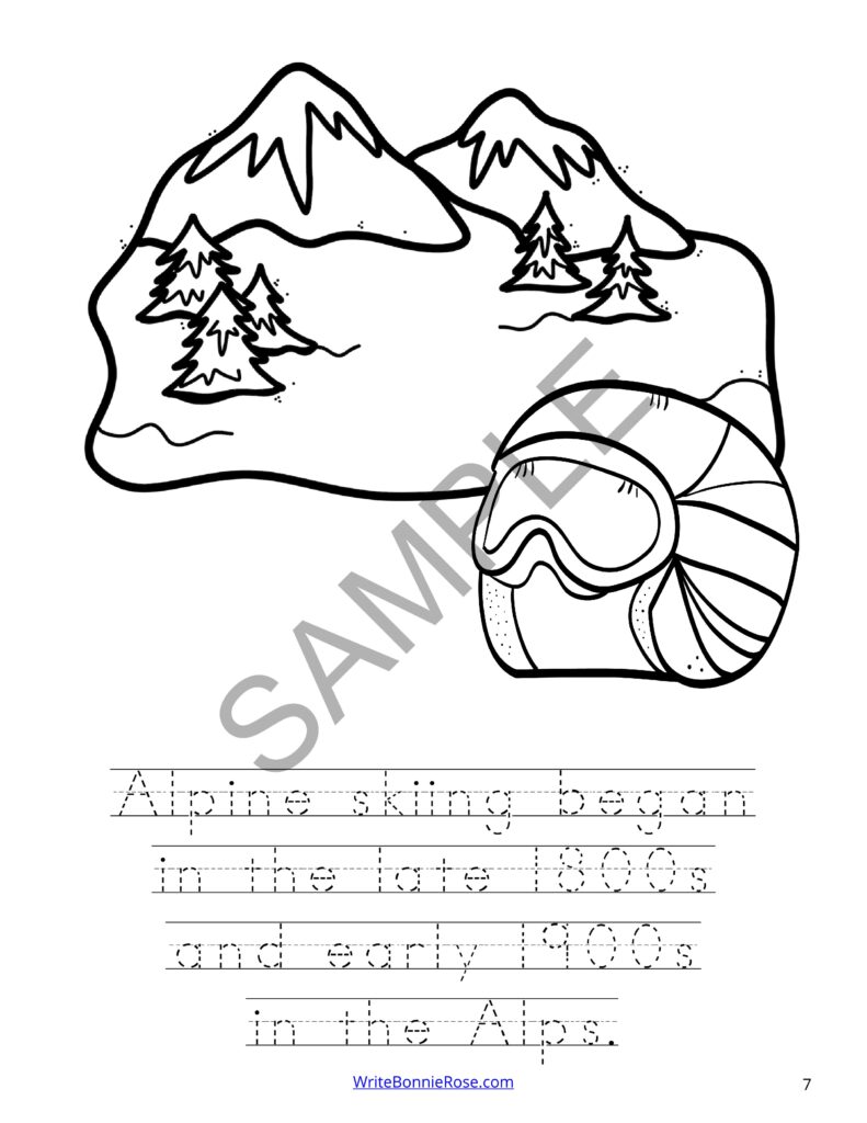 Winter Olympic Games Coloring Book-Level B | Made By Teachers