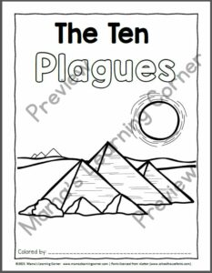The Ten Plagues Coloring Pages | Made By Teachers