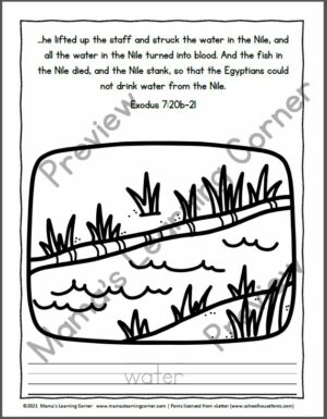 The Ten Plagues Coloring Pages | Made By Teachers