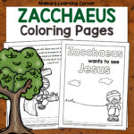 Zacchaeus Coloring Pages | Made By Teachers