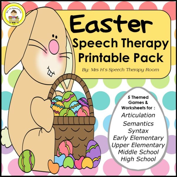 Easter Speech Therapy Printable Pack | Made By Teachers