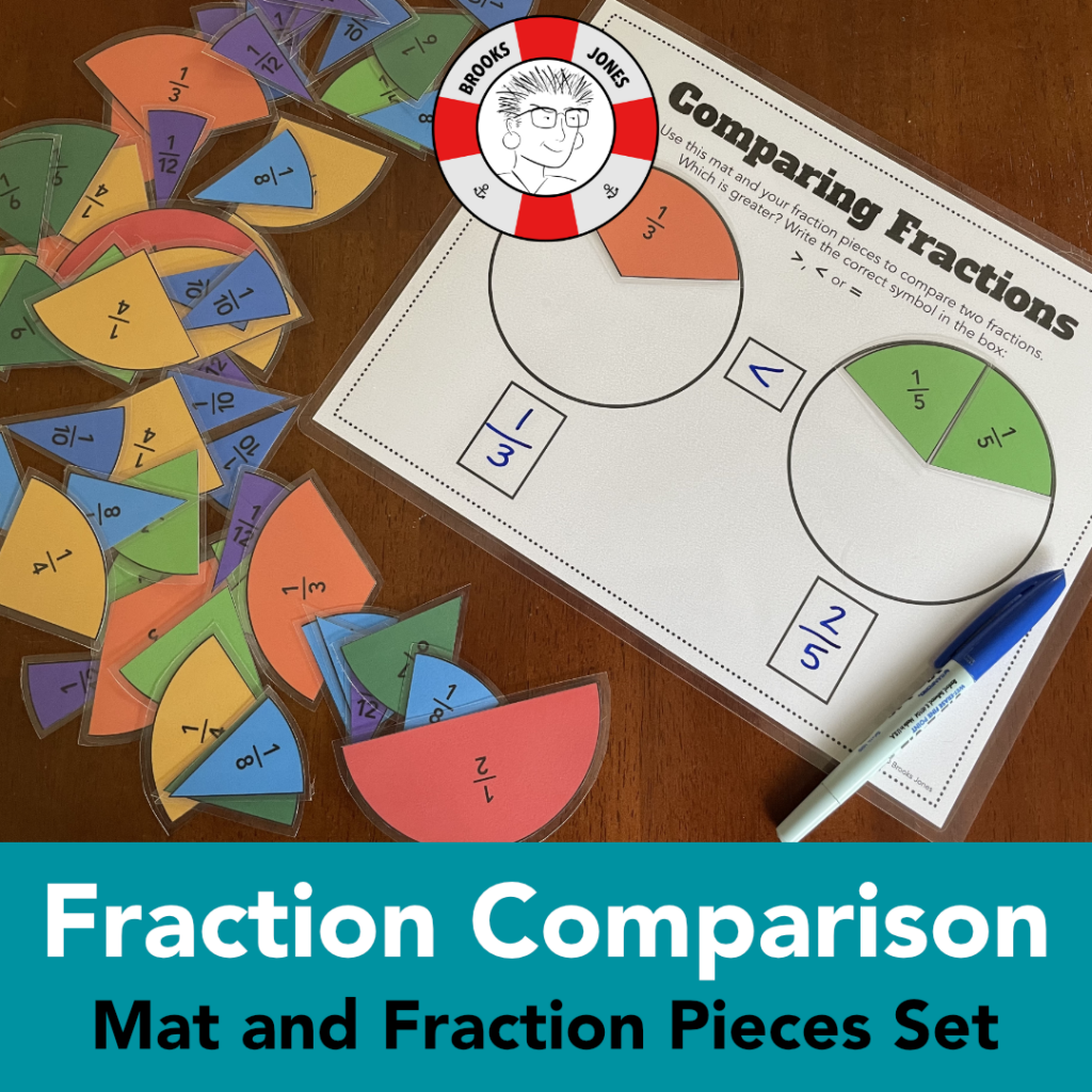 Comparing Fractions Mat & Pieces Set: Hands-On Activity | Made By Teachers