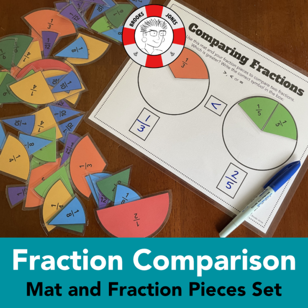 Comparing Fractions Mat & Pieces Set: Hands-On Activity | Made By Teachers