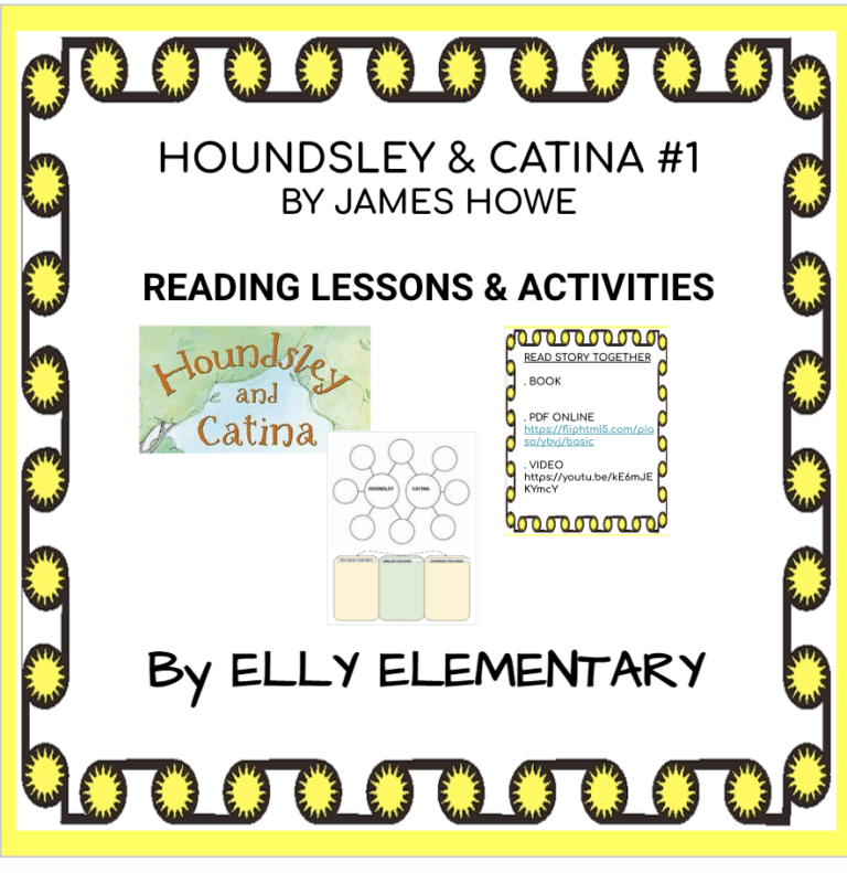 HOUNDSLEY & CATINA BOOK 1 - READING LESSONS & ACTIVITIES | Made By Teachers