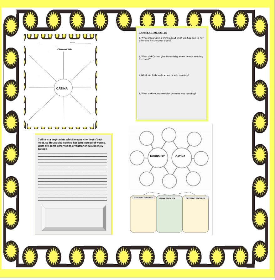 HOUNDSLEY & CATINA BOOK 1 - READING LESSONS & ACTIVITIES | Made By Teachers