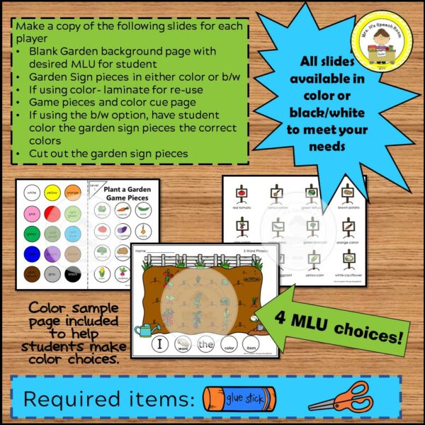 Build A Vegetable Garden to Increase Sentence Length | Made By Teachers
