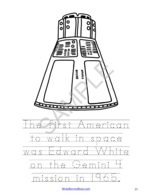 Space Exploration Coloring Book-Level B | Made By Teachers