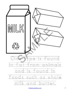 Vitamins & Minerals Coloring Book-Level B | Made By Teachers