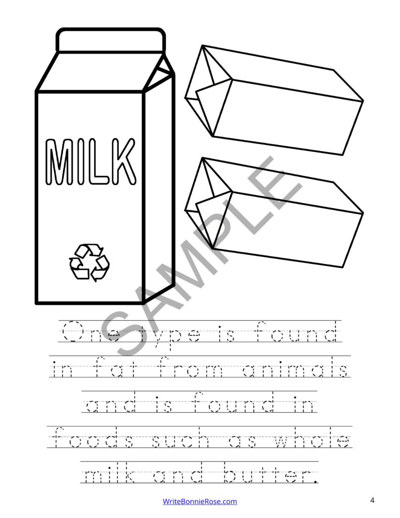 Vitamins & Minerals Coloring Book-Level B | Made By Teachers