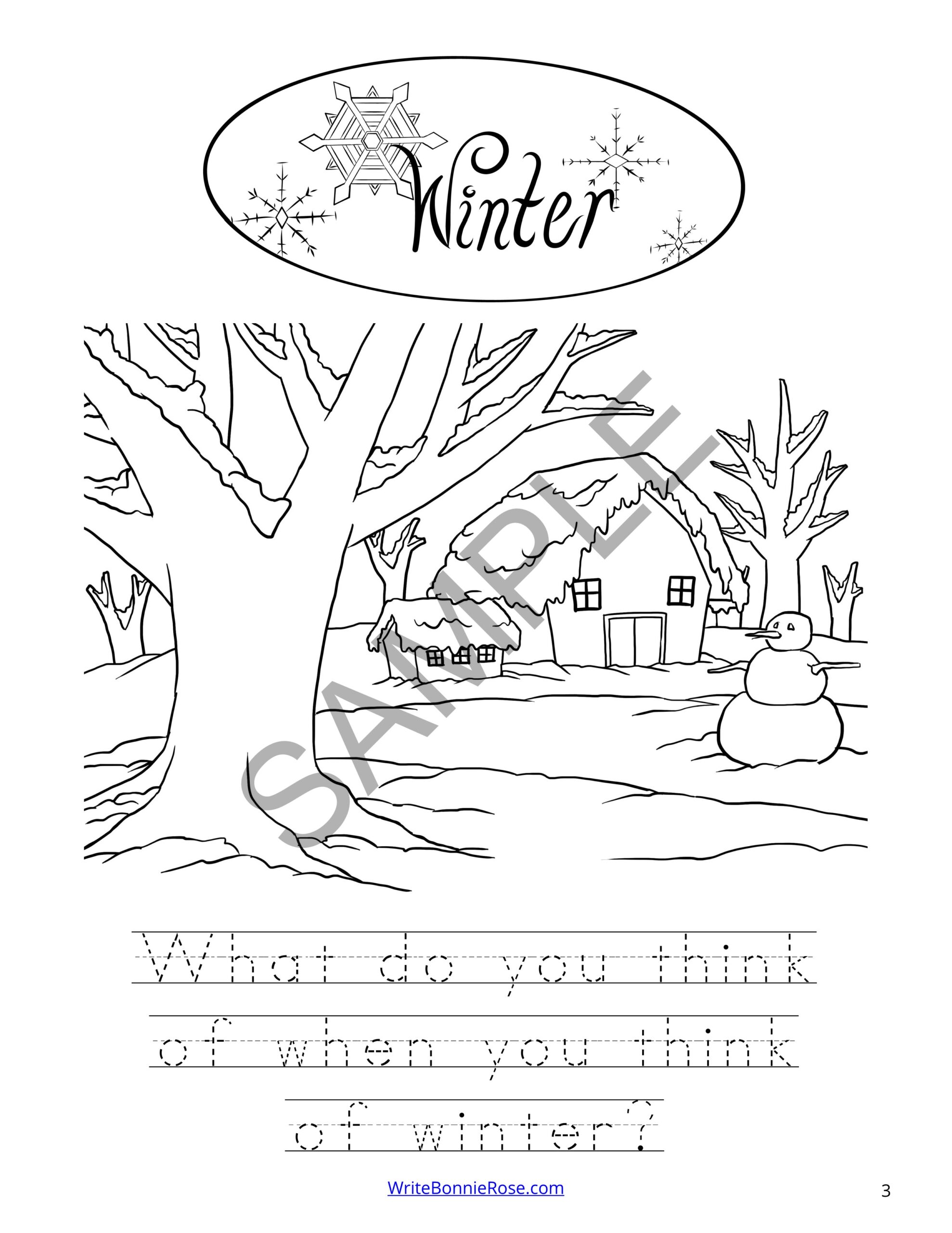 Winter Coloring Fun-Level B | Made By Teachers