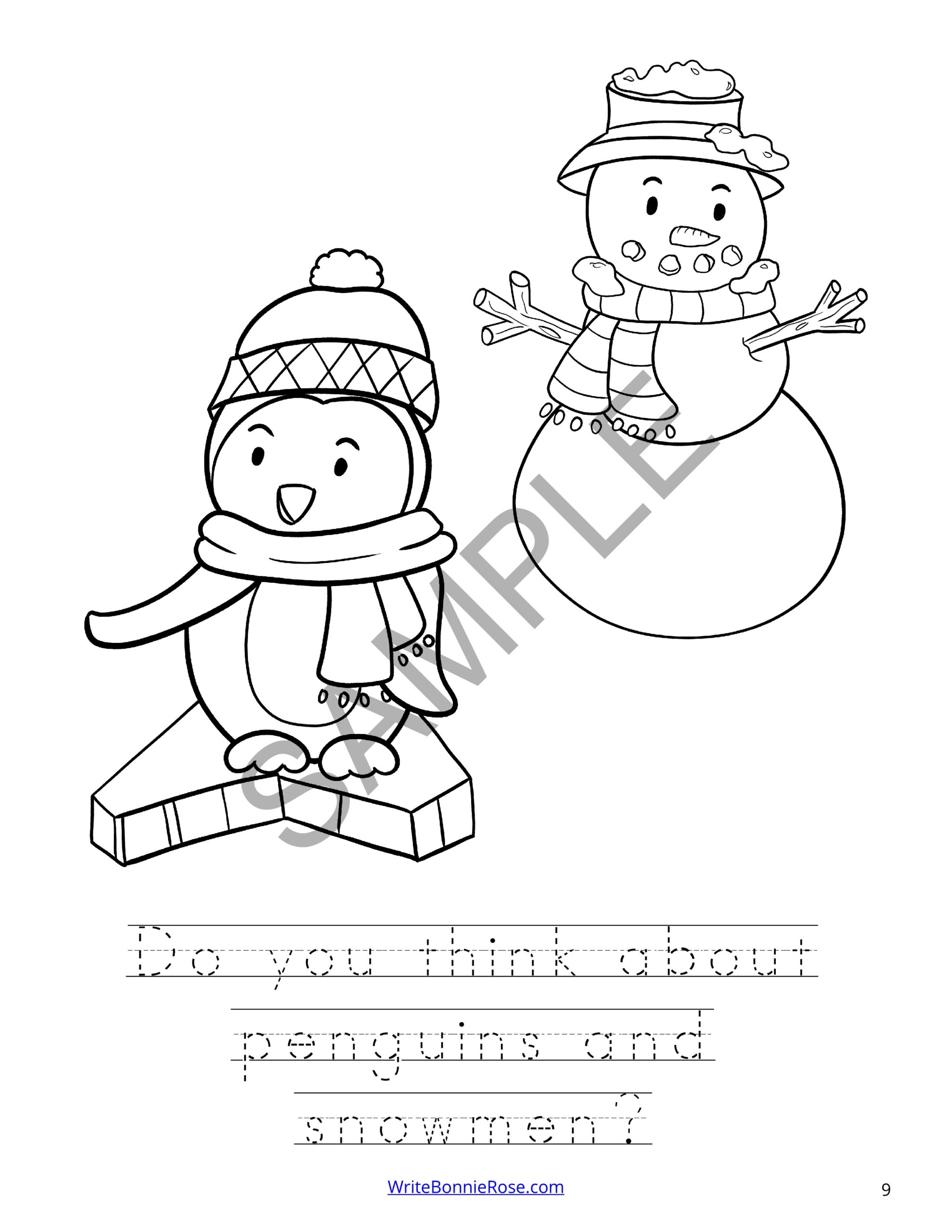 Winter Coloring Fun-Level B | Made By Teachers