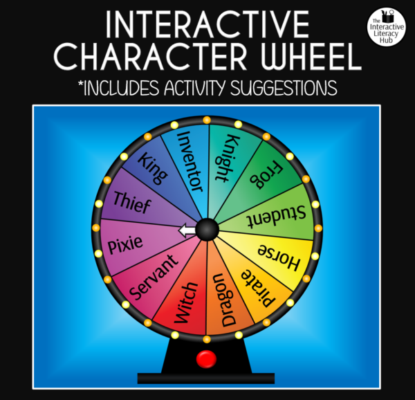 Creative Writing - Interactive PowerPoint - Character Wheel | Made By ...