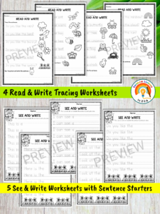 Spring Literacy Activities | Spring Emergent Readers | Spring Write the ...