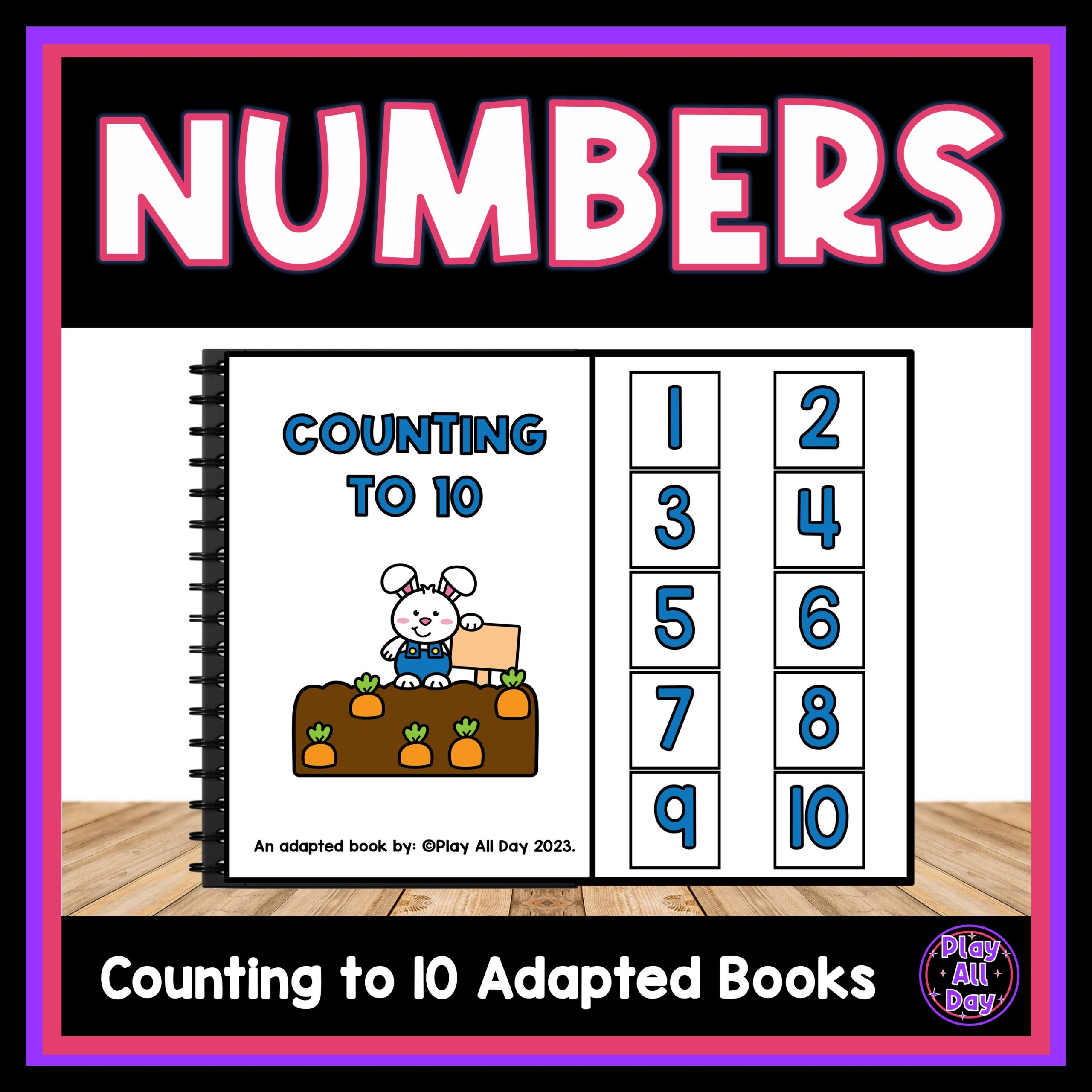 Easter Adapted Books | Counting 1 to 10 Bunny Interactive Books | Made ...