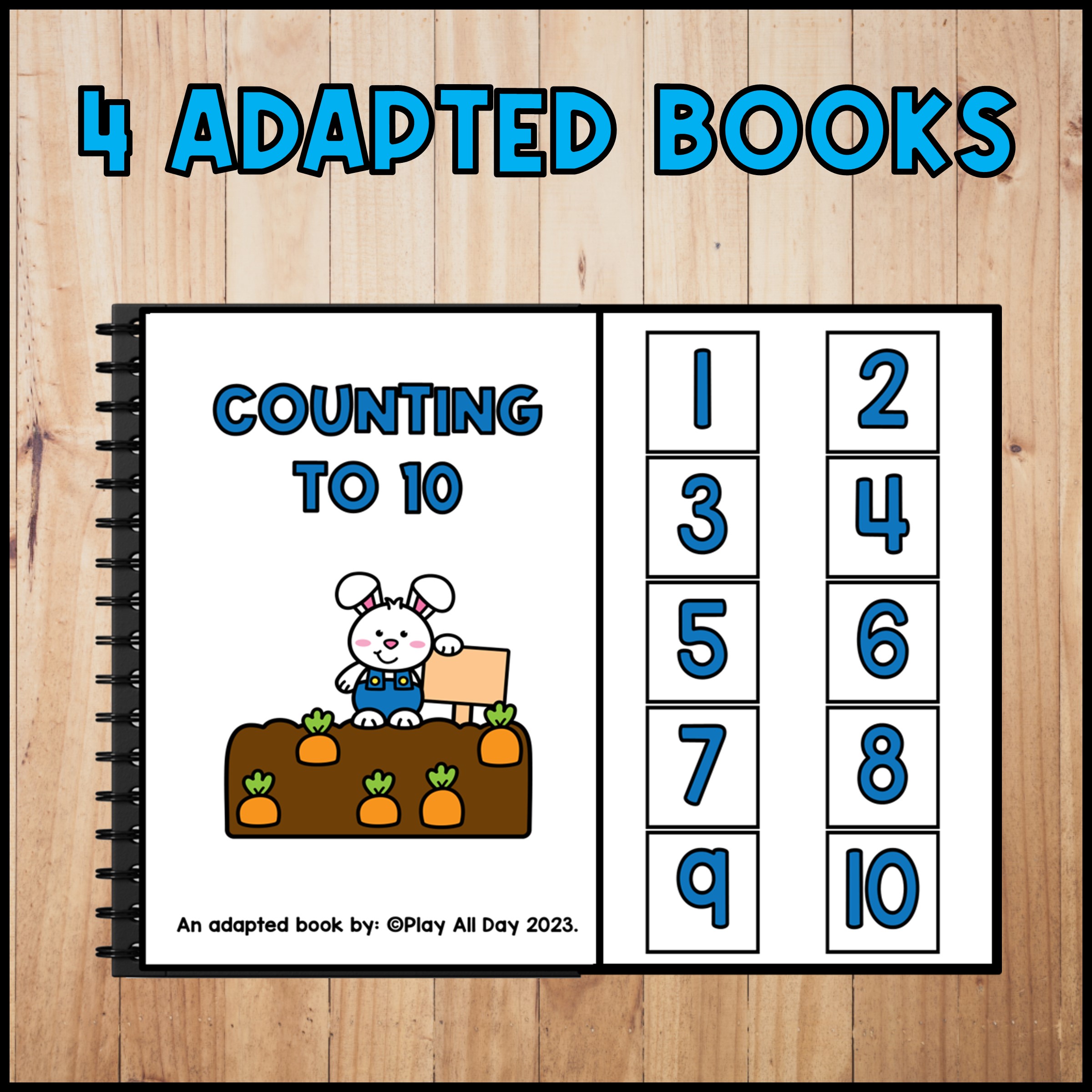 Easter Adapted Books | Counting 1 to 10 Bunny Interactive Books | Made ...