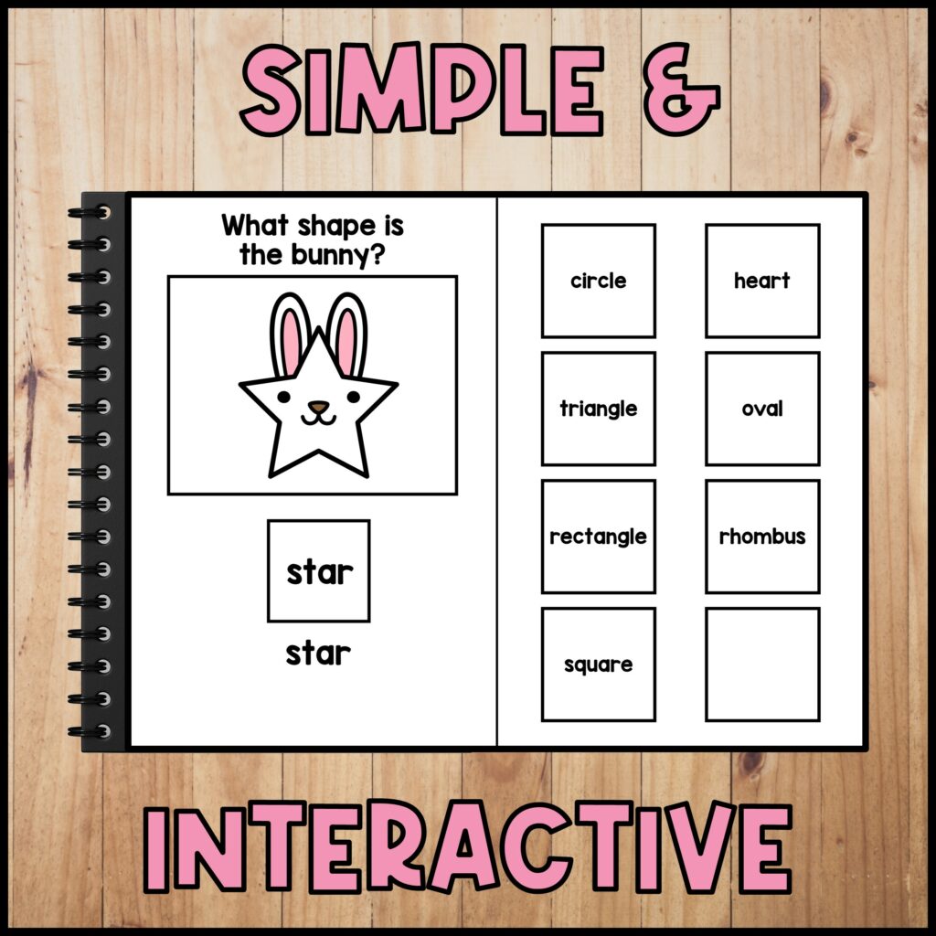 Easter Shapes Adapted Books | 2D Shapes Interactive Books | Made By ...
