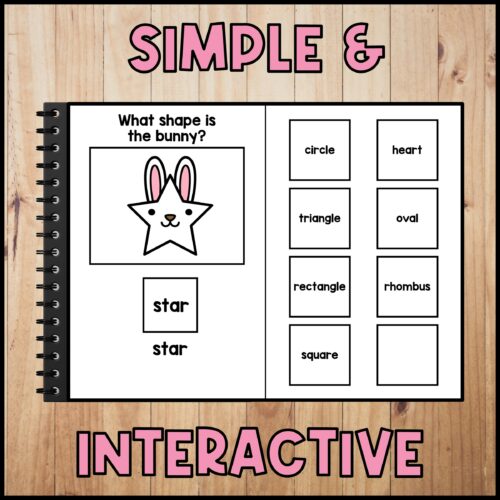 Easter Shapes Adapted Books | 2D Shapes Interactive Books | Made By ...