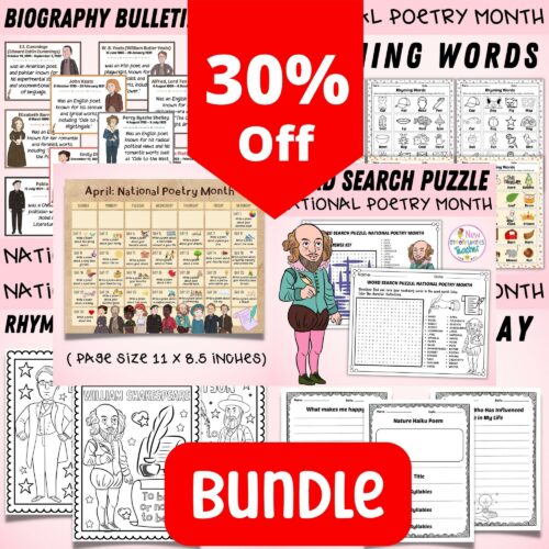 Celebrate National Poetry Month with Our Comprehensive Bundle! | Made ...