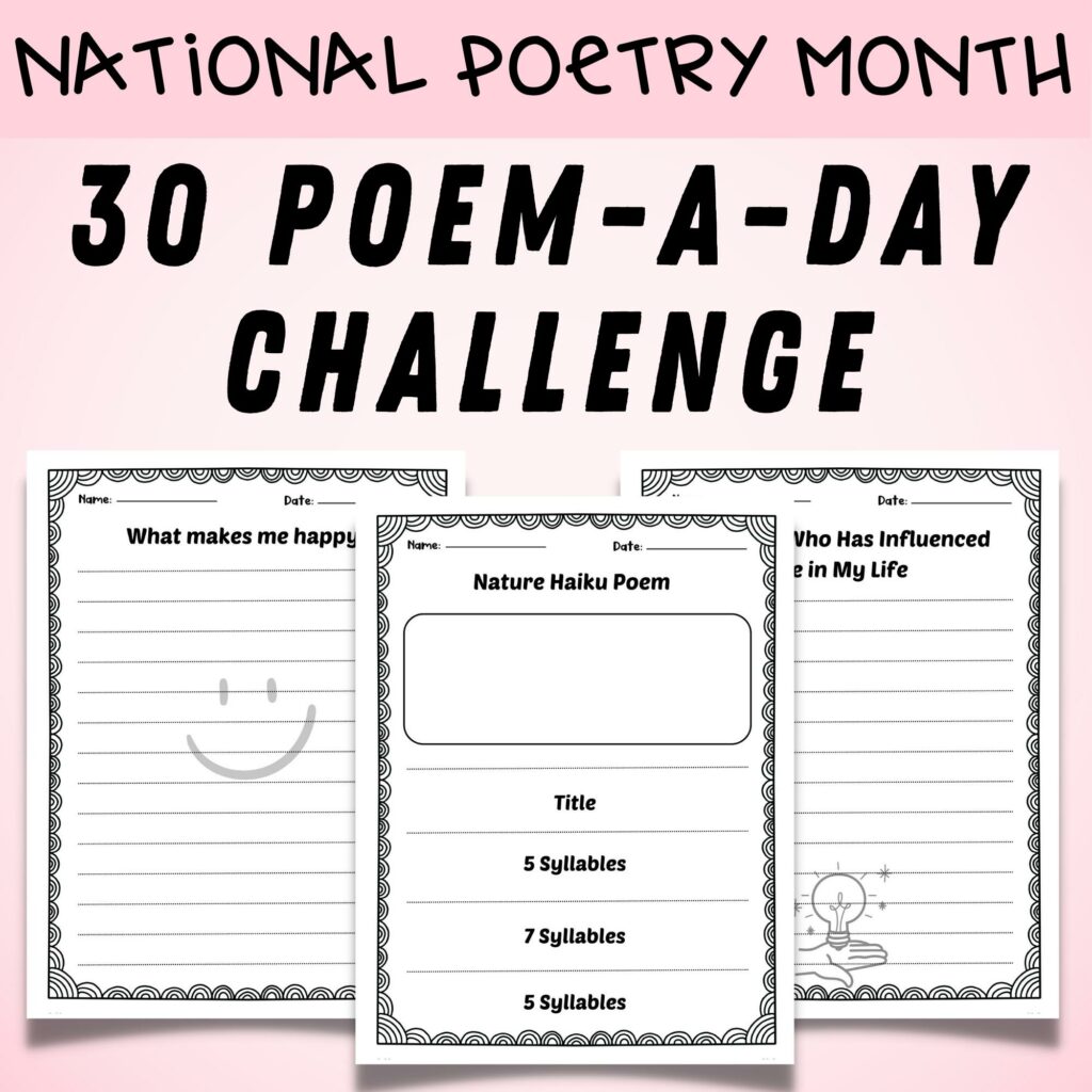 Celebrate National Poetry Month with Our Comprehensive Bundle! | Made ...