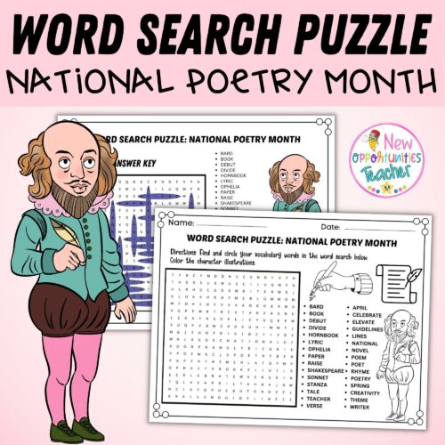 Celebrate National Poetry Month with Our Comprehensive Bundle! | Made ...