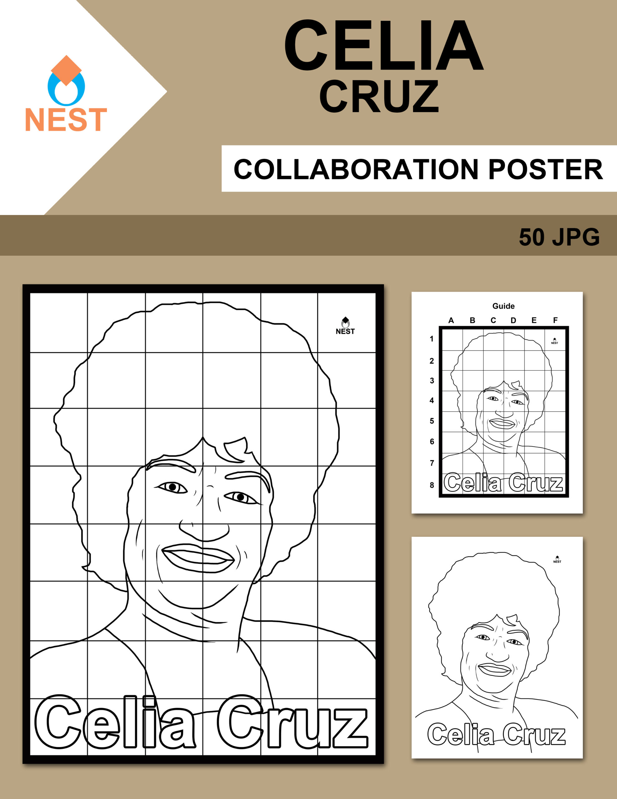 Celia Cruz Collaboration Poster | Made By Teachers